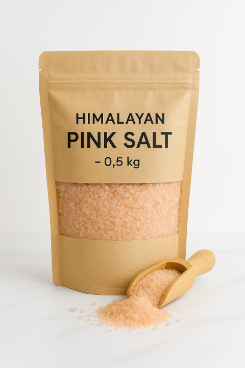 500g Crushed Himalayan Pink Salt – Natural Edible Rock Salt for Cooking ...