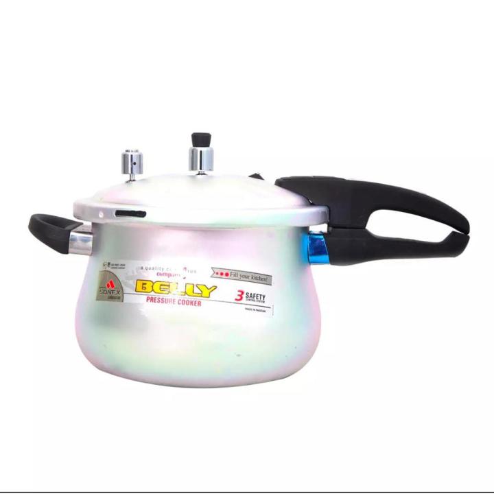 Sonex Belly Pressure Cooker 5 Ltr, 7 Ltr, 9 Ltr, 11 Ltr | Daraz.pk