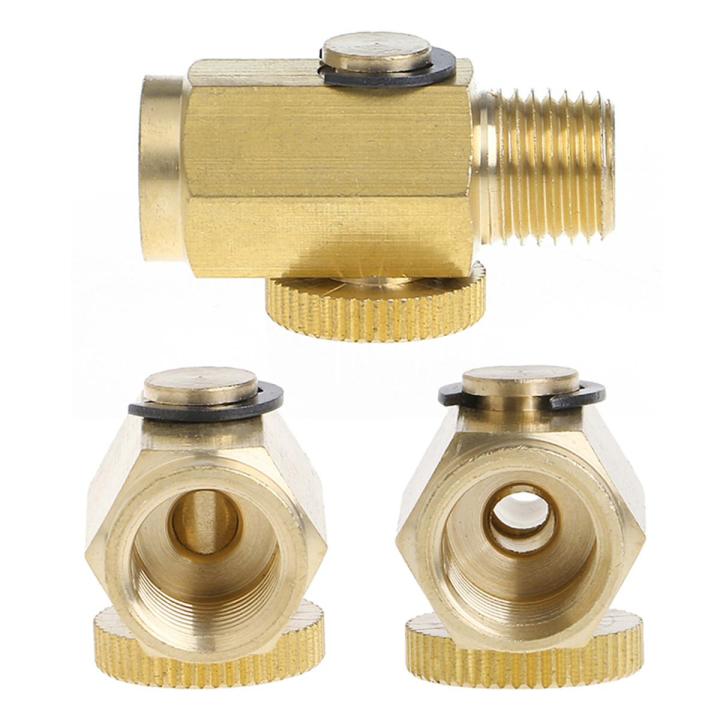 1l4inch NPT Thread Brass Air Flow Regulator Compressor Adjust Valve ...