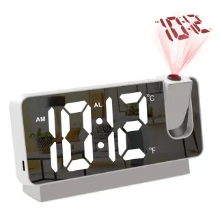 Projection Alarm Clocks for Bedrooms,LED Digital Clock with 180 ...