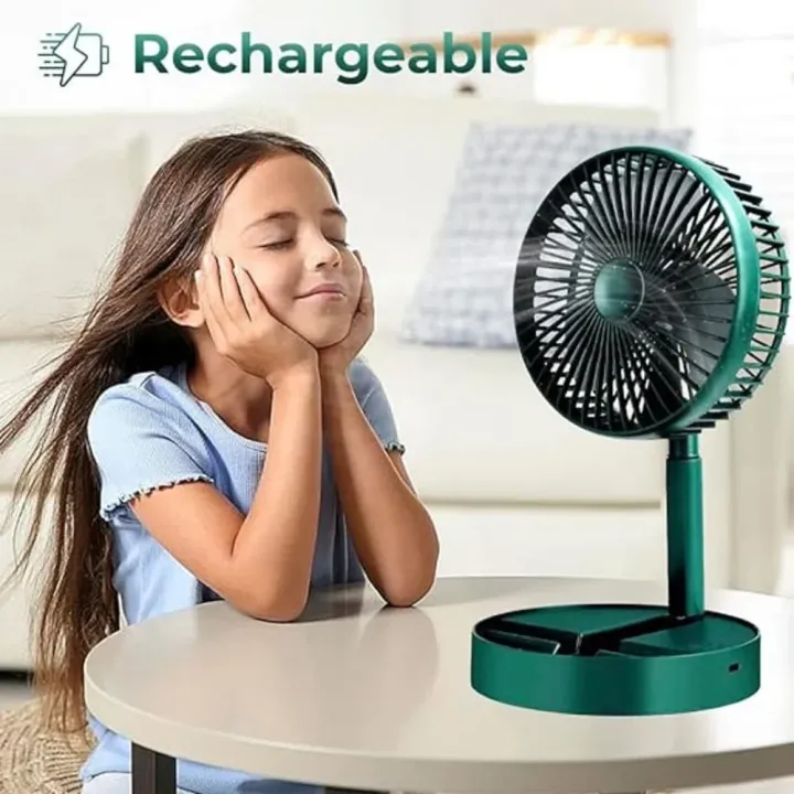 USB Rechargeable Fan Telescopic Folding Fan USB Rechargeable Telescopic ...