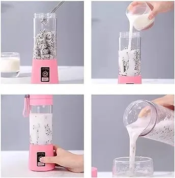 Electric Blender Juicer Rechargeable | Portable Mini Wireless | USB ...