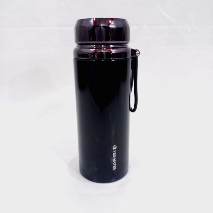 Water Bottle silver color Sports Keep Hot and Cold 1000 ml | Daraz.pk