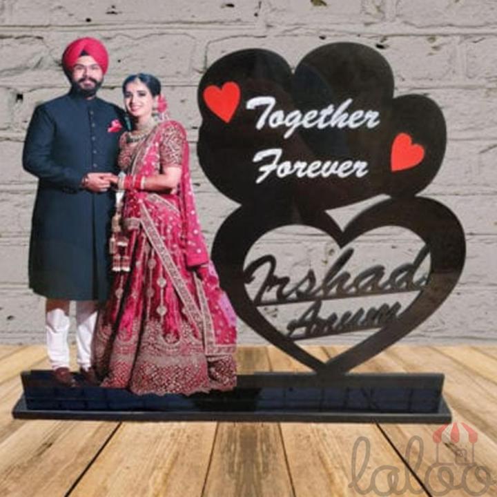 Acrylic Couple Photo Cut Out Frame | Daraz.pk