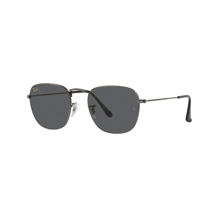 Ray-Ban Frank Antiqued Square Gunmetal Frame Dark Grey Classic Lenses ...