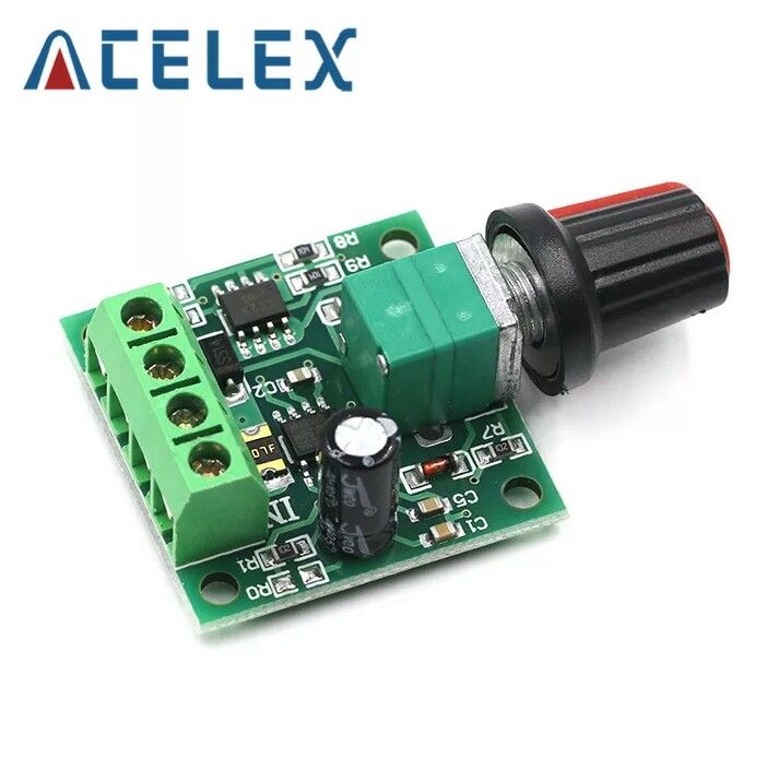 DC 1.8V 3V 5V 6V 12V 2A PWM Motor Speed Controller Low Voltage Motor ...