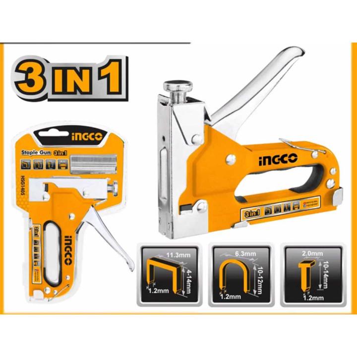 3 in 1 Handy Staple with Metal Bo-dy Material with 3 types Extra Pins ...