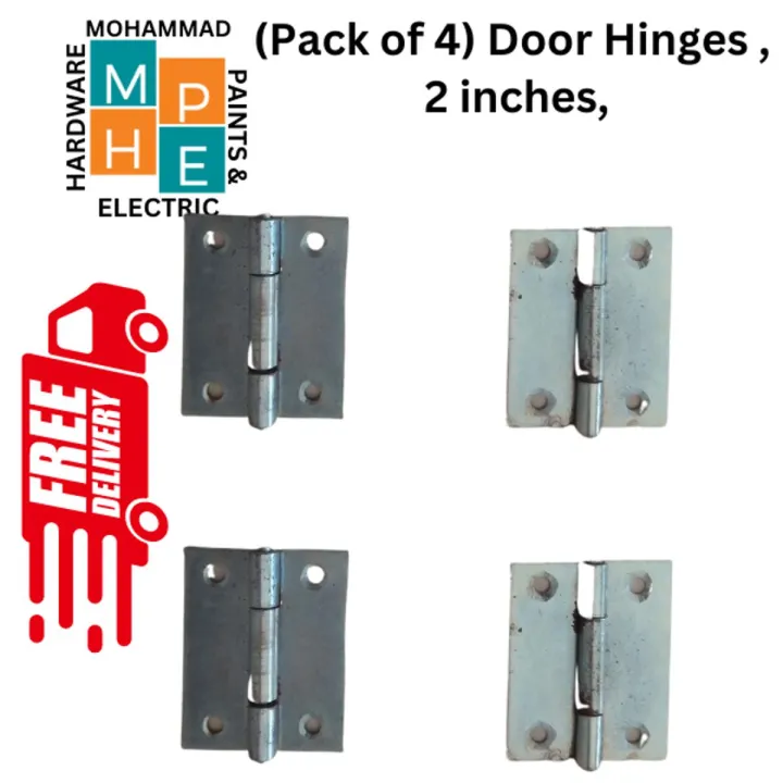 Door Hinges for Wooden and Iron Doors , Birds & Animal Cages etc. ( 2 ...