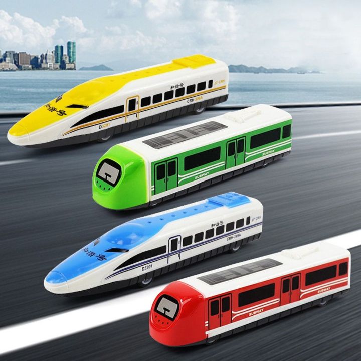 Kids Gift High-speed Pull Back Train Educational Miniature Train ...