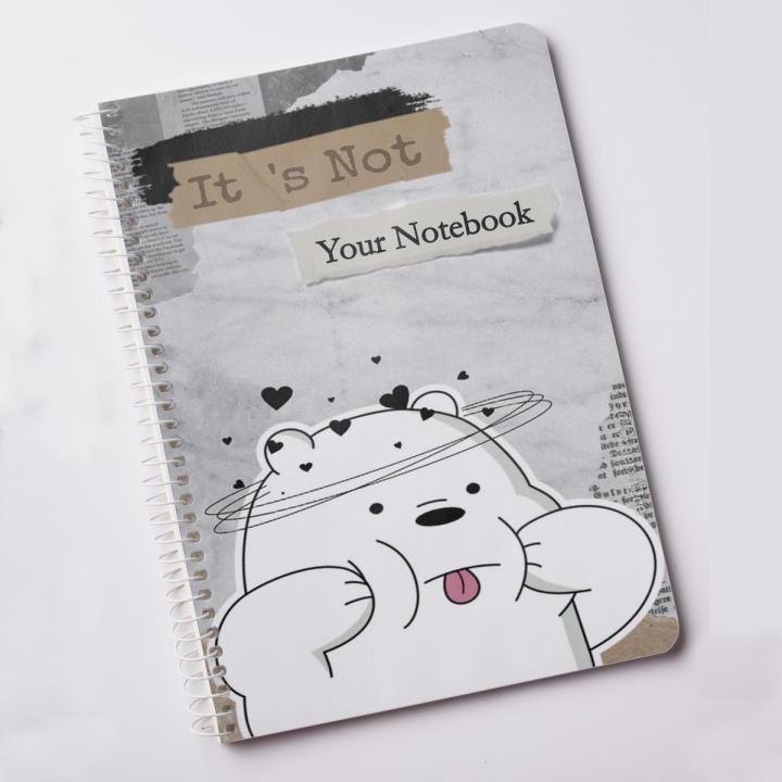We Bare Bears Notebook Funny Design for Kids Notepad | Daraz.pk