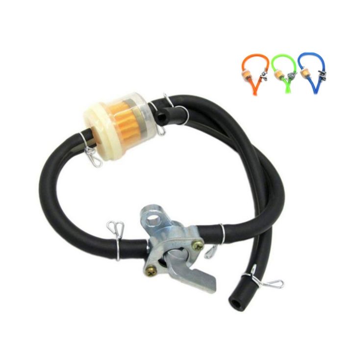 Universal 6mm Fuel Petcock Valve with Inline Filter | On/Off Fuel Tank ...