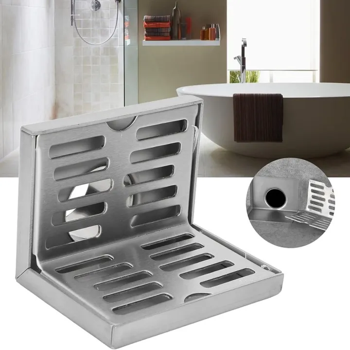 Professional for 50 Pipe Corner Floor Drain 304 Stainless Steel L Shape ...