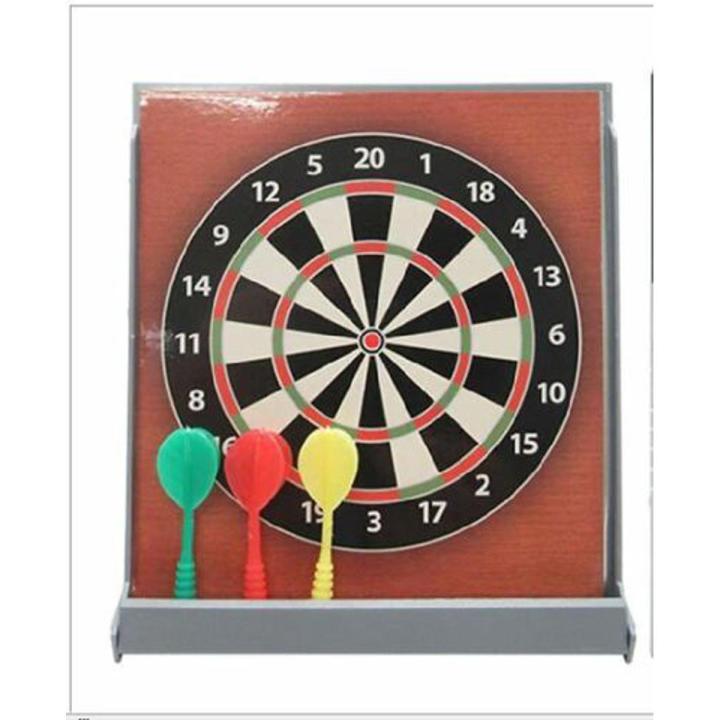 Magnetic Desktop Dart Board With 3 Darts Included NIB Safe Office Desk ...