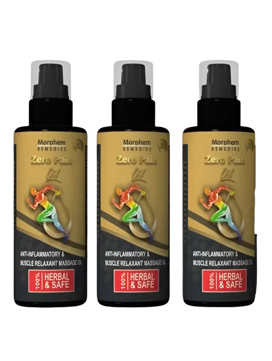 Muscle Relaxant Zero Pain Oil Gold Edition Pack Of 3 | Daraz.pk