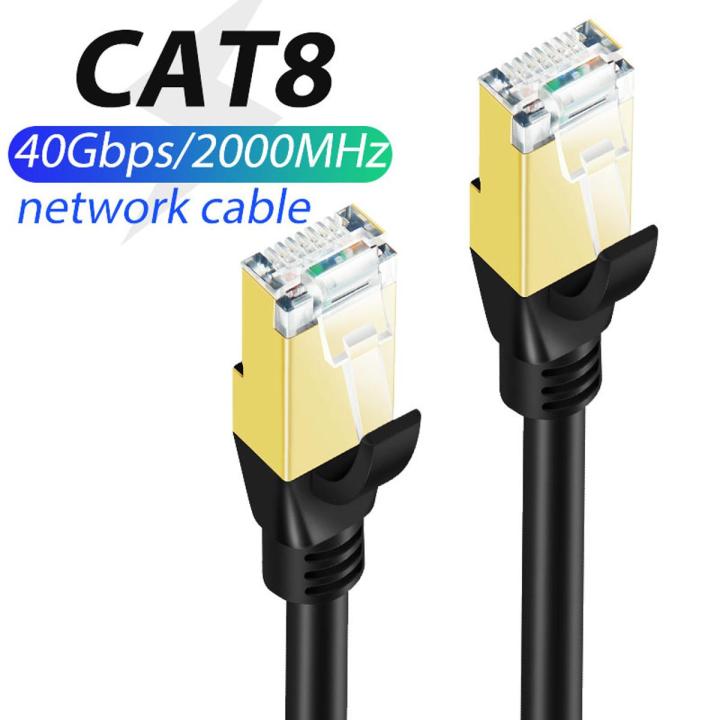 Lungfish Cat8 Ethernet Cable SSTP 40Gbps Super Speed Cat 8 RJ45 Network ...