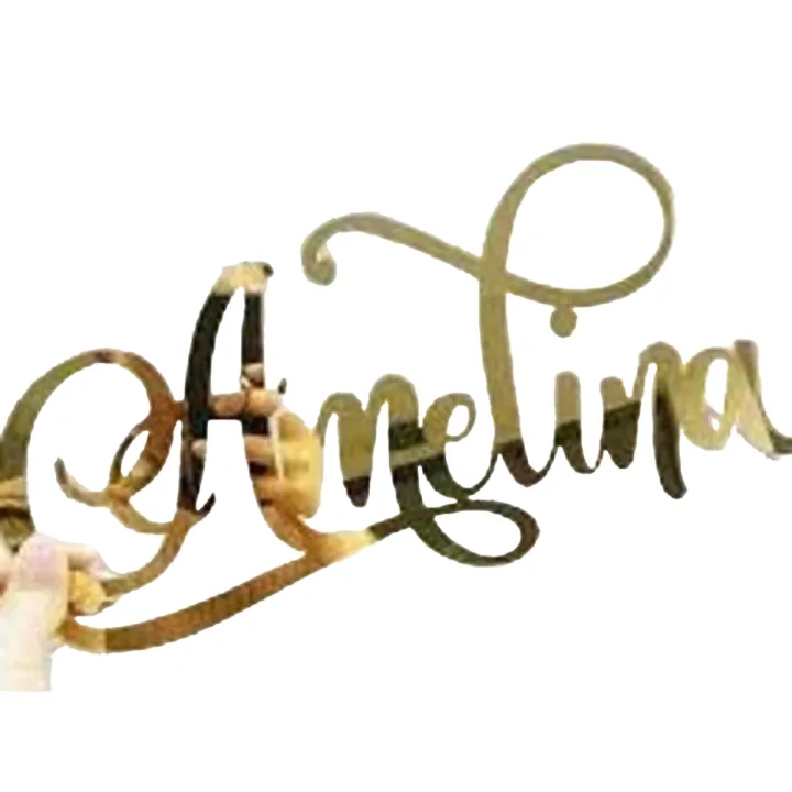 Customize name tags gulden Acrylics Plastic size 3x6 inch | Daraz.pk