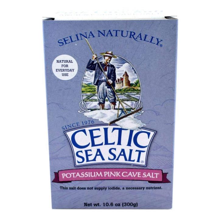 Celtic Sea Salt Pink Potassium Cave Salt 10.6 Oz (300 G) – Extra Fine ...