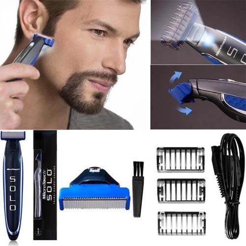 Micro Touch Solo Rechargeable Trims Razor Shaver Edges | Daraz.pk