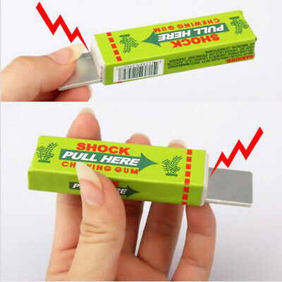 Pranking Shock Joke Chewing Gum Pull Head Shocking Toy Gift Gadget ...
