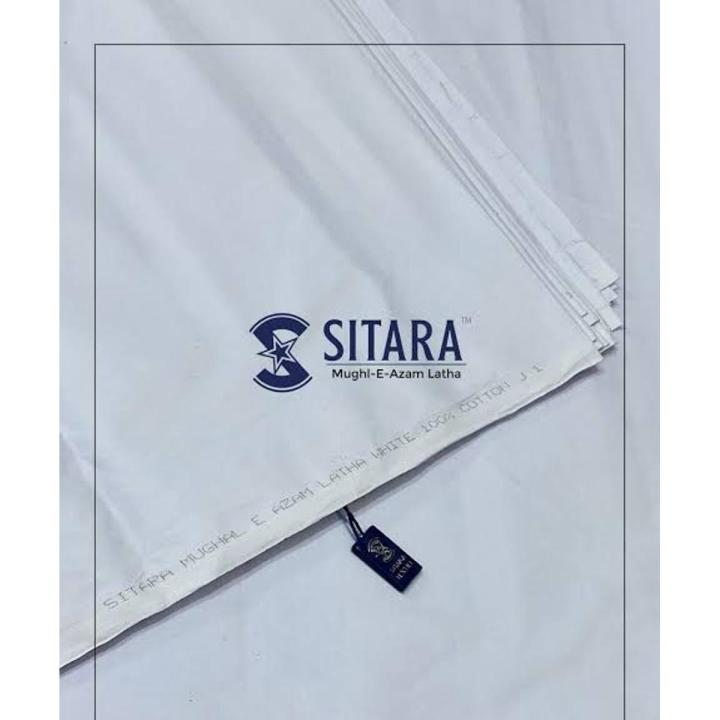 Mughal e Azam Latha by Sitara | 100% Pure Latha Cotton | Unstitched Latha Suit For Men 7 meter ...