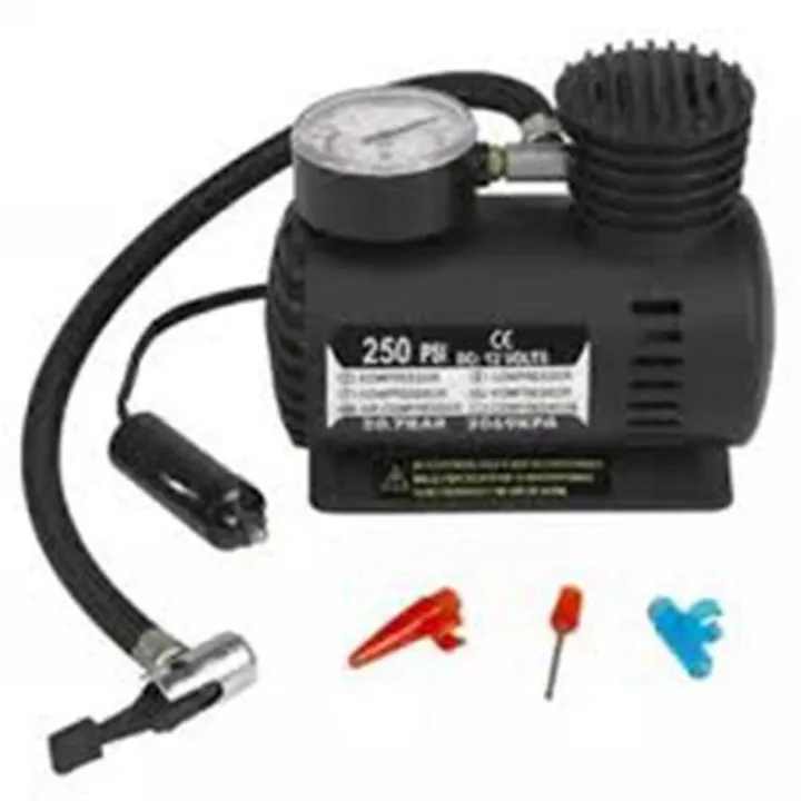 250 PSI Mini Air Compressor 12V Car Auto Portable Pump Tire Inflator w ...