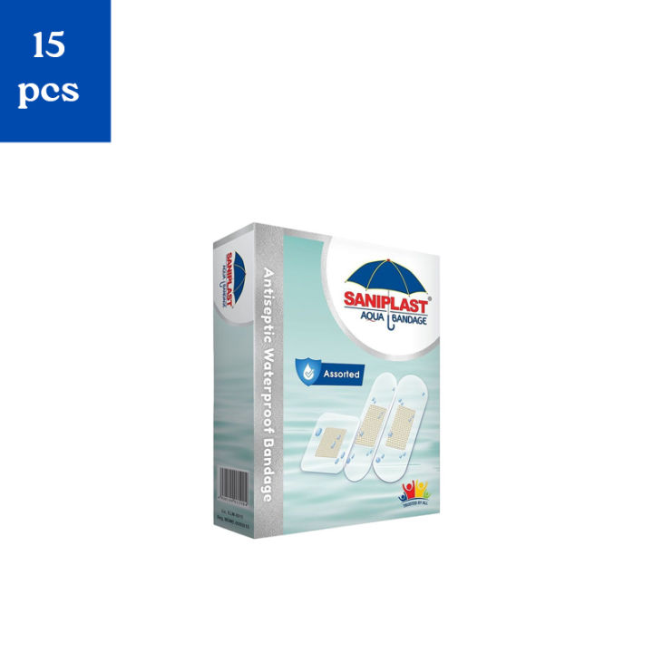 Chase Up Saniplast Aqua Bandage Assorted 15Pcs | Daraz.pk