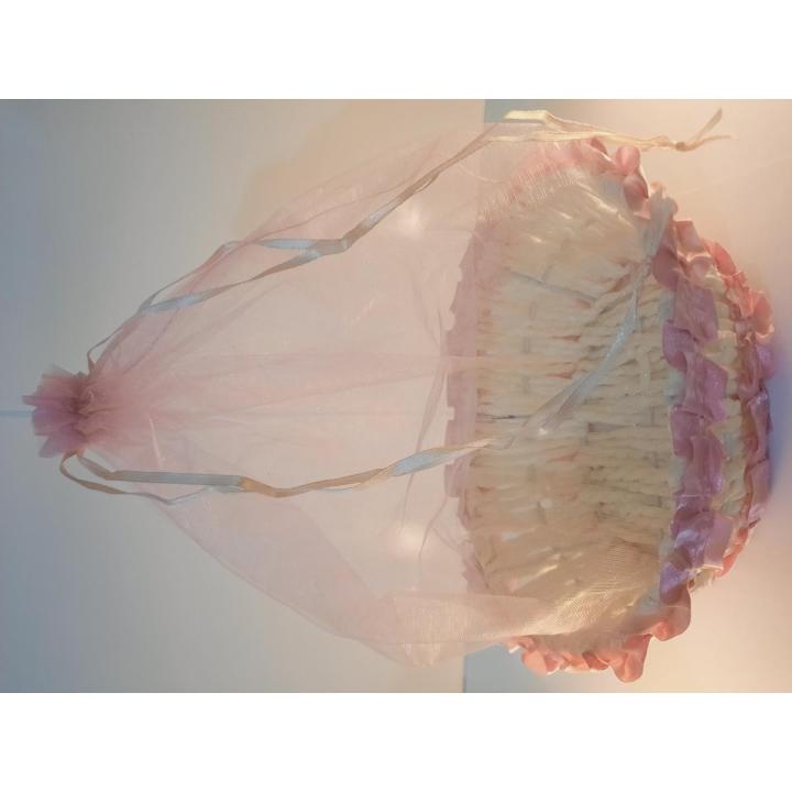 Gift Baskets With Organza Net wrap For Gift Packing For Weddings Party ...