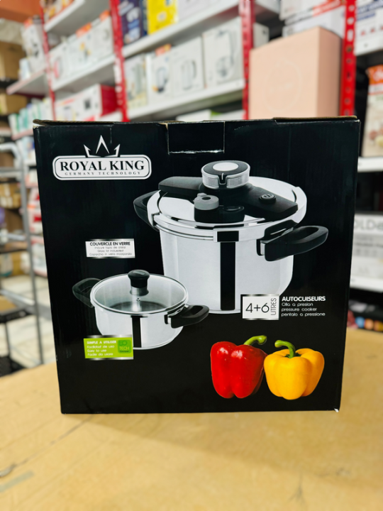 Royal King 3 In 1 Automatic Pressure Cooker 6+4L | Daraz.pk