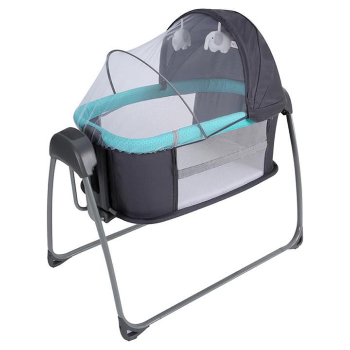 Mastela - Baby Electric Bed Swing Bassinet - Black-8903 | Daraz.pk