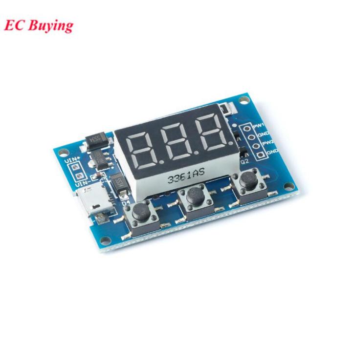 DC 5-30V Micro USB 5V Power Independent PWM Generator 2 Channel Dual ...