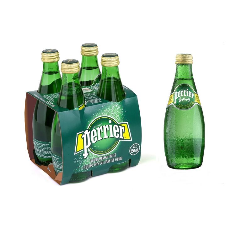 Perrier Sparkling Water (Pack of 04), 330 ml | Daraz.pk