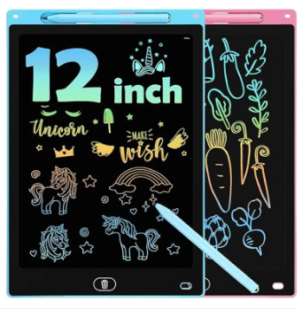 "Multicolor Display LCD Drawing Writing Tablet 12 inch | Eraseable ...