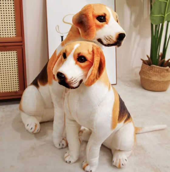 Giant Big size Beagle Dog Toy Realistic Stuffed Animals Dog Plush Toys ...