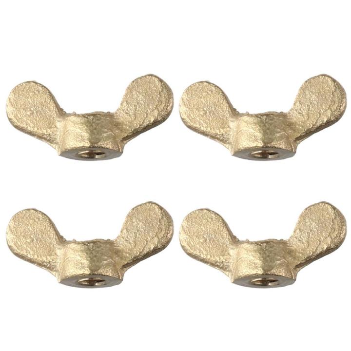 4Pcs High Quality M4 M5 M6 M8 M10 Brass Wing Nuts Hand Tighten Nuts ...