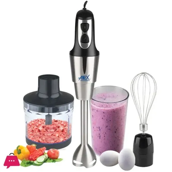 ANEX Hand Blender | Model AG-143 | Deluxe Hand Blender with (Beater ...