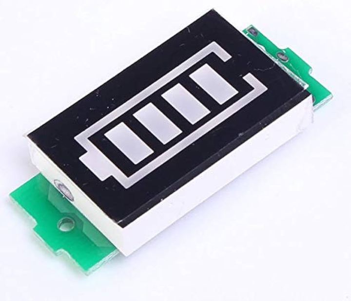 1S battery voltage indicator display 3.7 to 4.2V voltmeter voltage ...