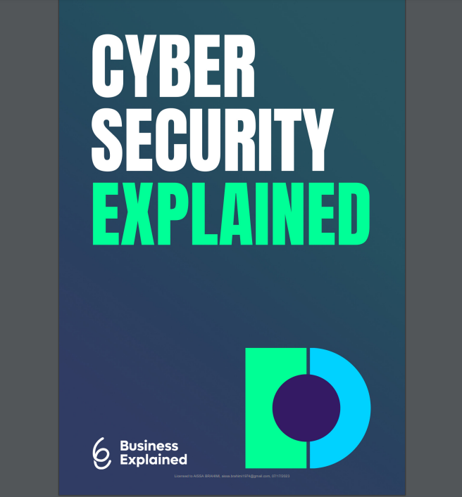 CYBER SECURITY EXPLAINED Book In English | Cybersecurity encompasses ...