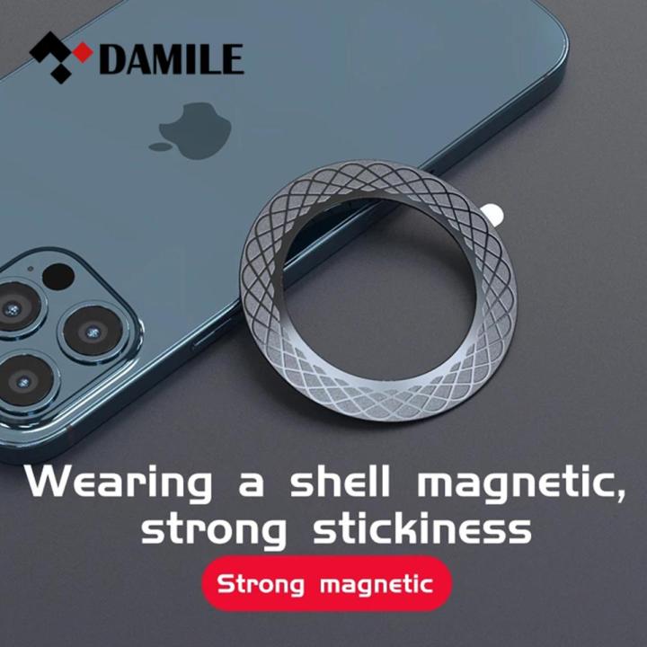 T12 Magnetic Metal Plate Sticker Rings For Magsafe Wireless Charger ...