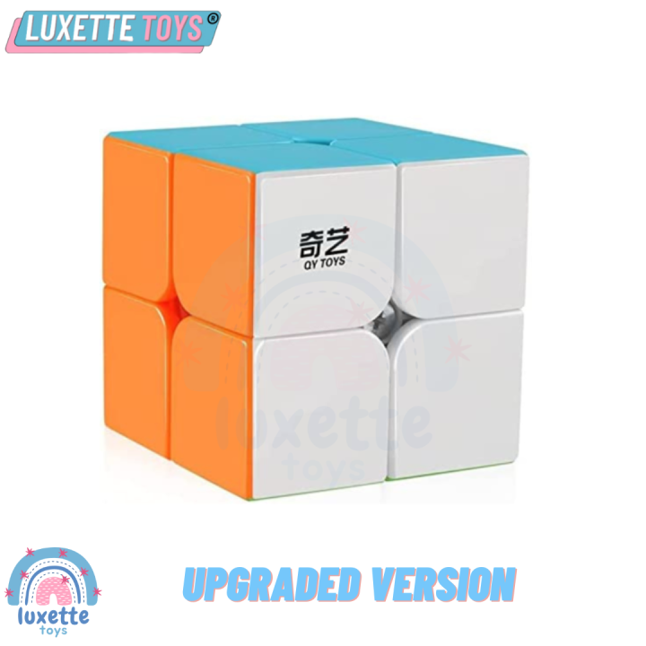 Qiyi QIDI S2 Rubiks Cube 2X2 - Stickerless Magic Speed Cube 2X2 Puzzle ...