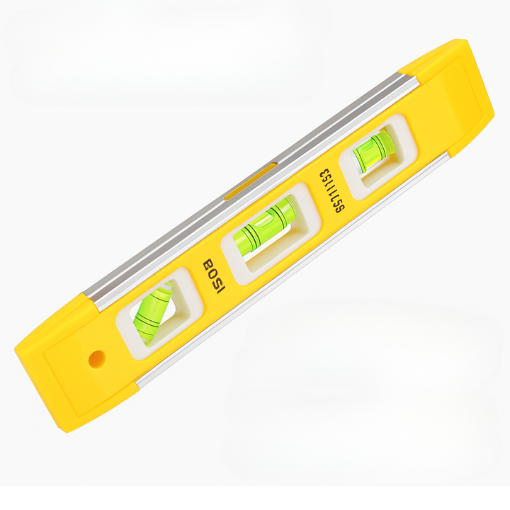 Magnetic Spirit Level Tool | Heavy Duty with 3 Bubble Vials | Precision ...