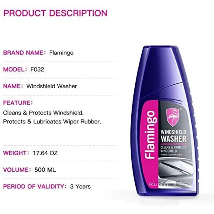 FLAMINGO WINDSHIELD WASHER, WINDOW CLEANER, GLASS CLEANER, WINDSHIELD ...
