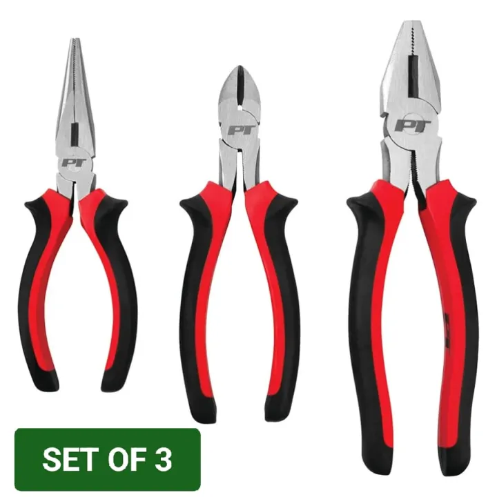 High Quality Pliers Set of 3 | Cutter , Long Nose , Plier 3pcs ...
