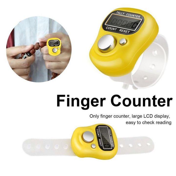 Mini Finger Ring Portable Digital Zikr Tasbeeh Tally Counter Click ...