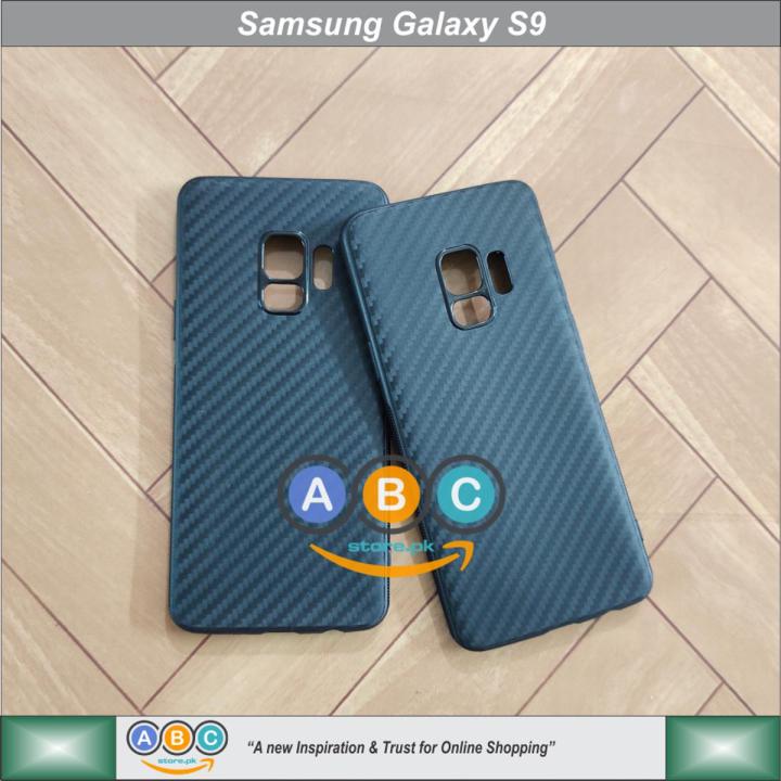 Samsung Galaxy S9 Case , Carbon Fiber Soft Touch Shockproof TPU with ...