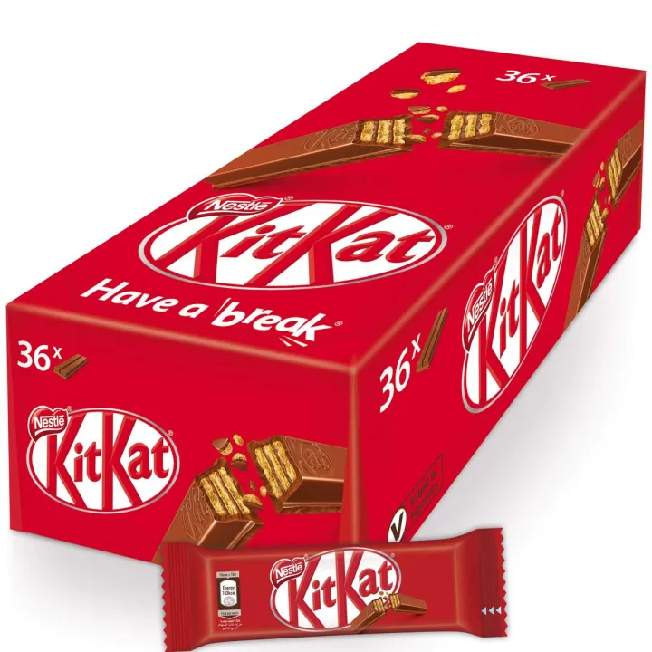 Imported Kitkat 2 Finger 36 Servings Made in UK | Kitkat Minis Pouch ...