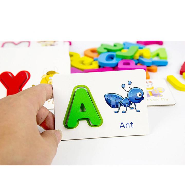 English Letter Learning - Flash Card Puzzle - Digital Cards - 26 ...