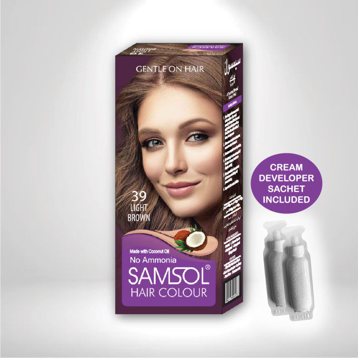 Hair Colour - 39 Light Brown - 23ml | Daraz.pk