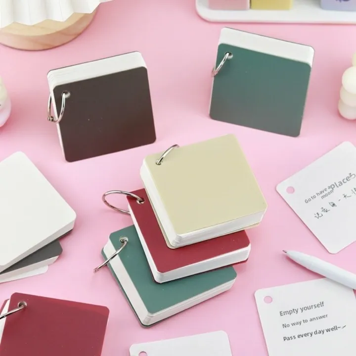 multi-purpose Portable Pocket Memo Pads 80 Sheets with Ring Blank Study ...