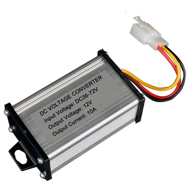 36V/48V/72V/120V To 12V 10A DC Converter Adapter step down regulator DC ...