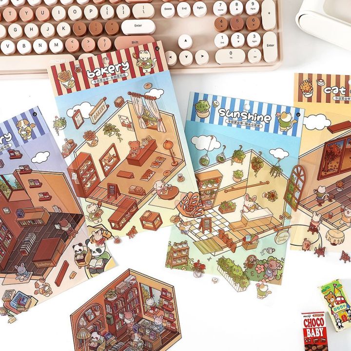 Sweet Journal Today's Business Is Open Series 3D Miniature Scene ...